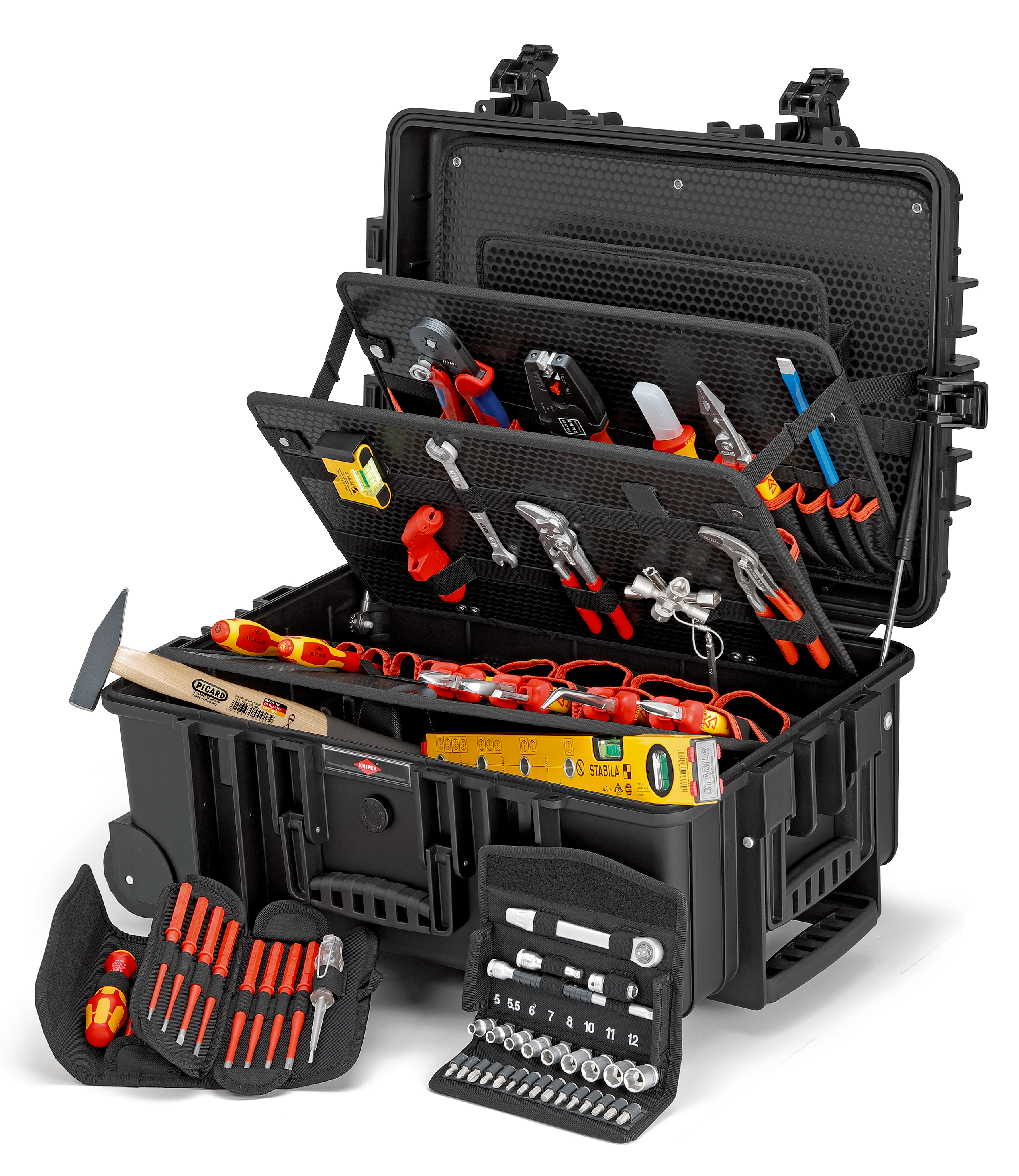 "Electro" tool case 45 pieces 00 21 37, insulation up to 1000V | 812295370