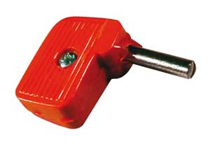 Puntale Singolo Ø4mm 90° Rosso PUNT/63R-C | 811875895