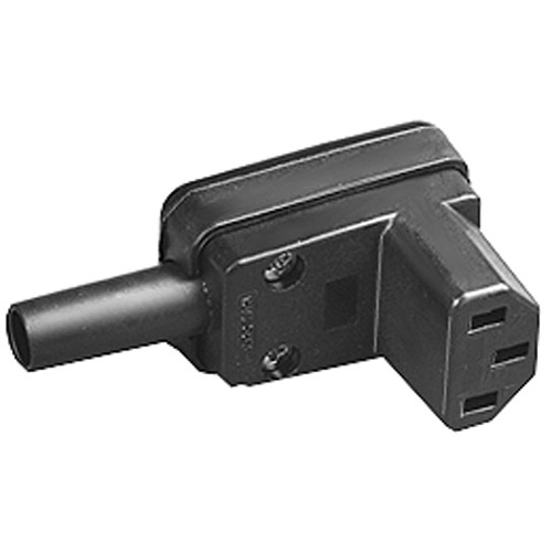 20HS101 AC SOKET FEMALE RIGHT ANG.TYPE Socket Mains tripolar flying a ...