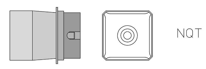 Ugello ad aria calda, riscaldato su 4 lati T0058750739N Weller | 810990890