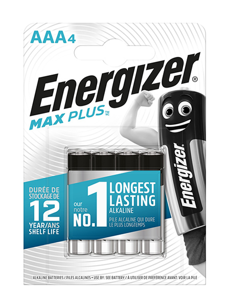 ENERGIZER Max Plus batteria alcalina AAA in confezione da 4 pile ...
