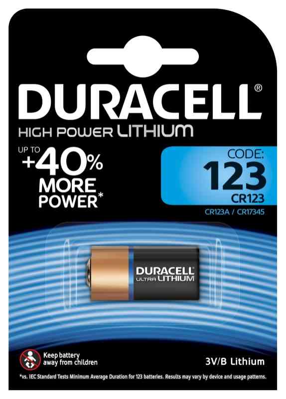 Duracell Litio 123 Ultra M3 Foto in blister da 1 pila | 810655605